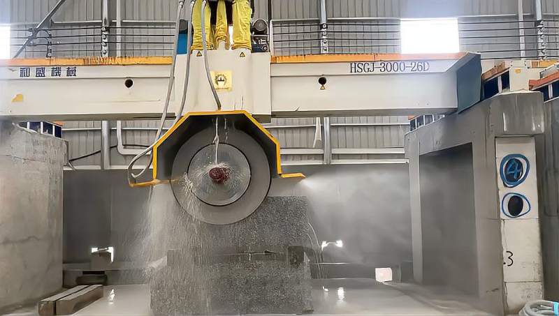 HSGJ-3000-26D双锁紧桥式切石机#桥式切石机#桥式组合锯,科技,机械,好看视频