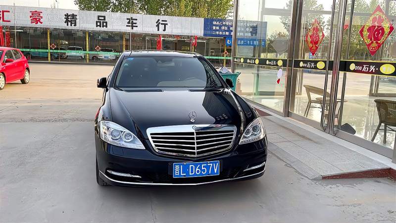 老款奔驰S350 W221升级10款外观全过程！,汽车,车评,好看视频