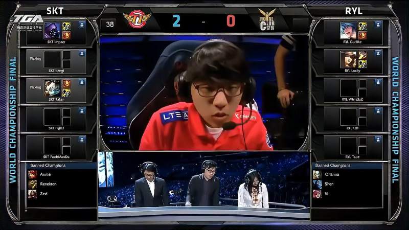 十分钟赛事：S3世界总决赛决赛RYL VS SKT 第三局附领奖画面,游戏,moba游戏,好看视频