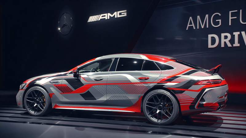 奔驰发布新一代混合动力系统，并将应用到下一款AMG GT73车型中,汽车,车评,好看视频