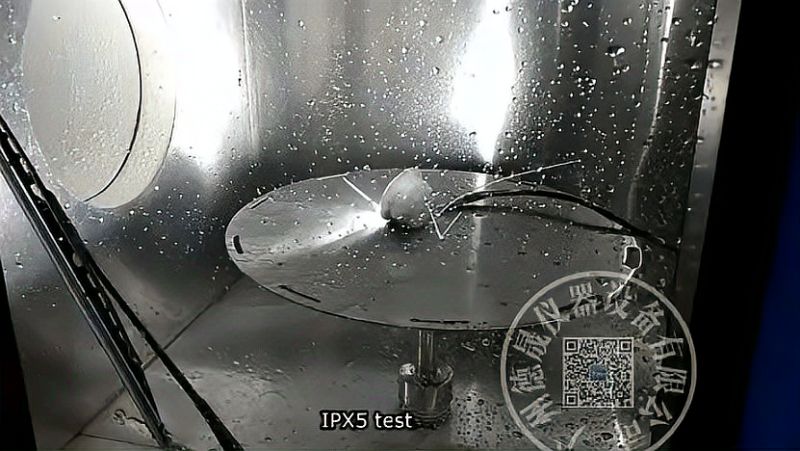 灯具IPX5防水等级测试，使用设备IPX56全自动喷水试验箱机装置,科技,机械,好看视频