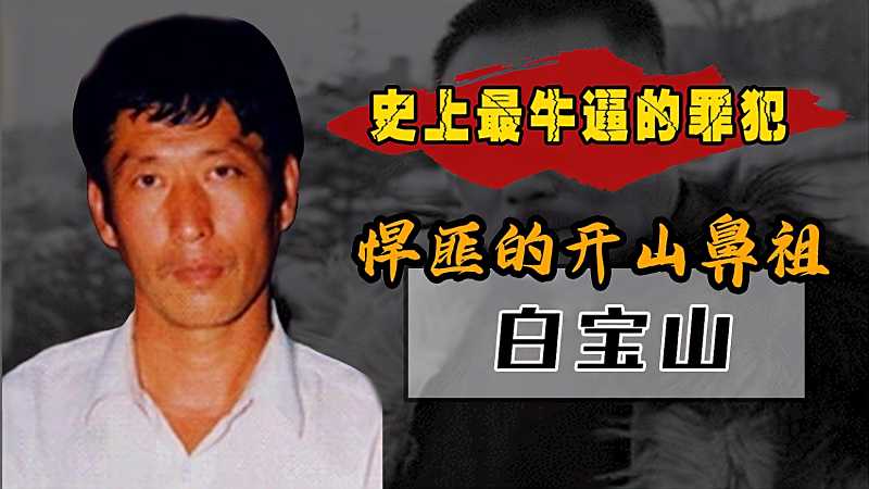 悍匪的开山鼻祖白宝山：竟然多次挑衅法律，被捕后放狠话威胁警方影视犯罪片好看视频