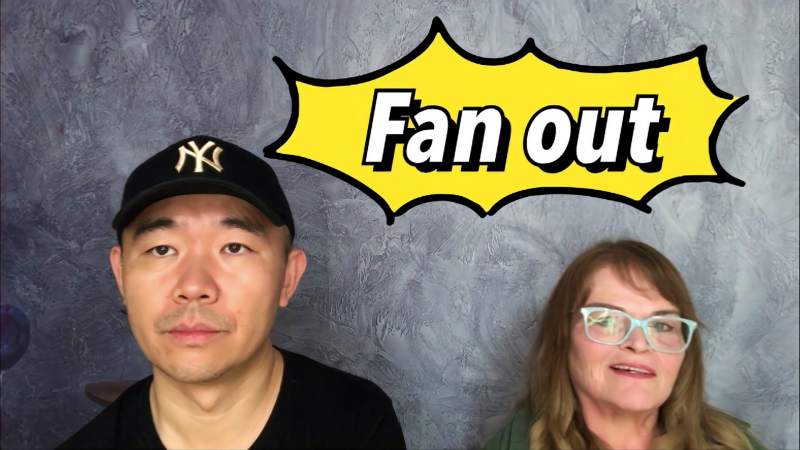 学日常英文单词fan out,教育,在线教育,好看视频