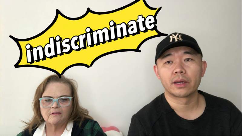 学习英文单词indiscriminate,教育,在线教育,好看视频