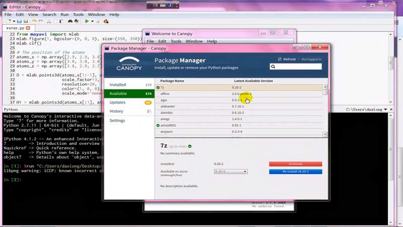 canopy下载安装（python编程环境搭建）,教育,资格考试,好看视频