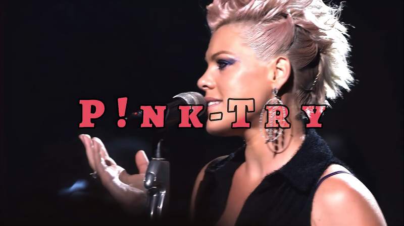 欧美最佳流行摇滚女歌手Pink《Try》喜欢她霸道的温柔,音乐,摇滚乐,好看视频