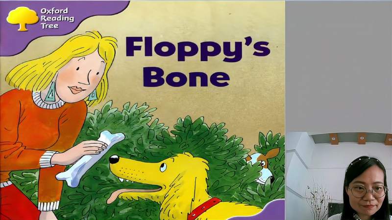 0基础学英语《牛津阅读树》讲解1级第38本 Floppy's Bone,教育,在线教育,好看视频