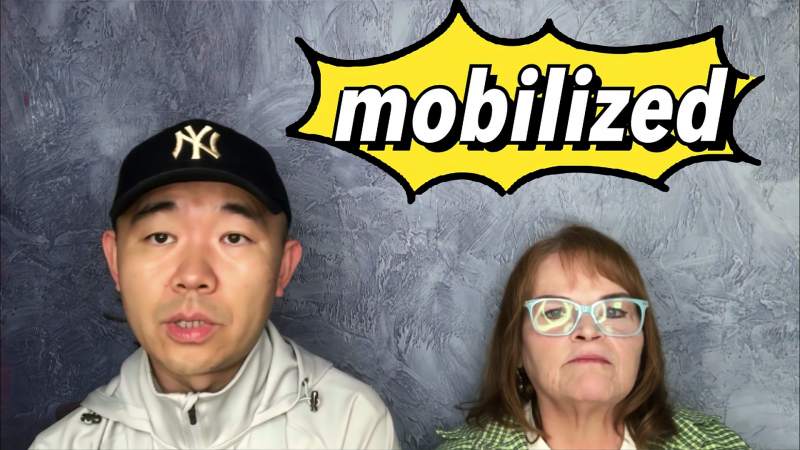 学习英文单词mobilized,教育,在线教育,好看视频