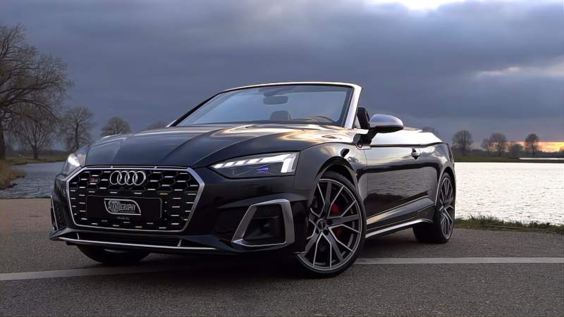 两门软篷奥迪S5-Cabriolet 3.0T 354匹V6引擎,杰青的第一套"西装",汽车,车评,好看视频