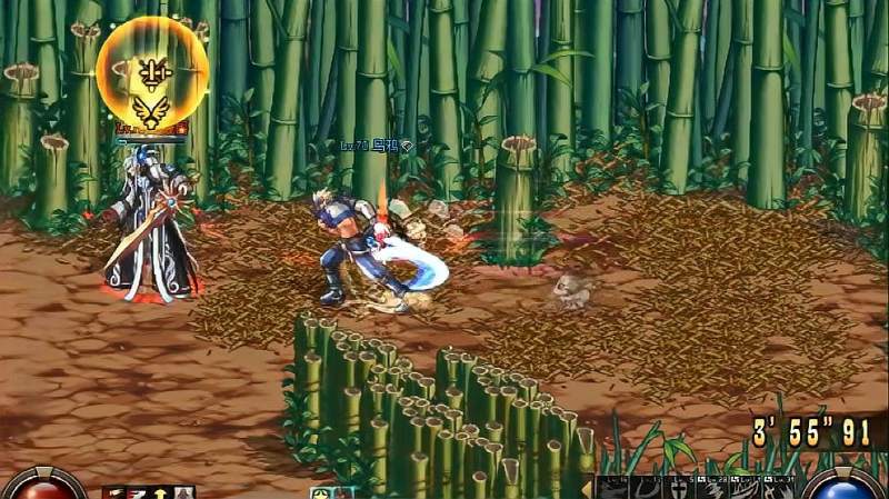 DNF剑魂反向抓头再扯裂波一气呵成，一看就是单身,游戏,RPG游戏,好看视频