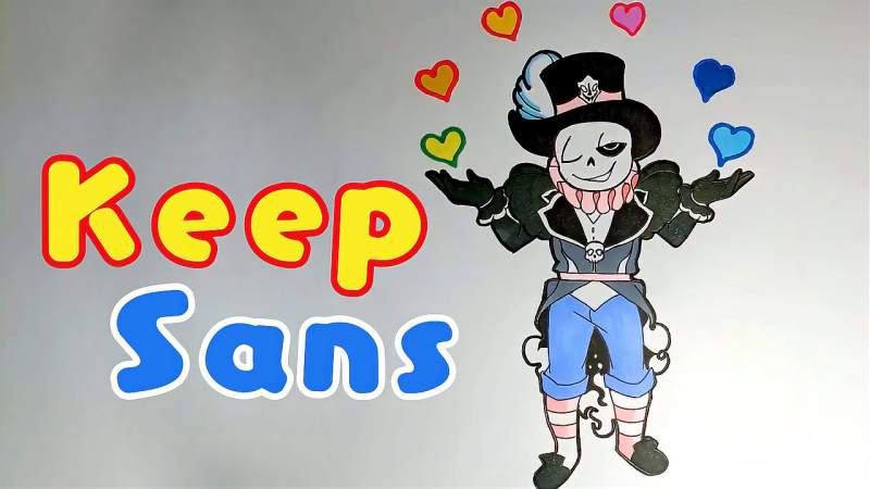 《传说之下》手绘：如何画出一个【Keep Sans】？,文化,艺术,好看视频