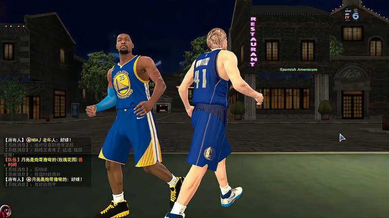 NBA2KOL：街头排位赛刘炜砍下10分3板2盖帽，不愧是CBA控卫老大哥,游戏,RPG游戏,好看视频