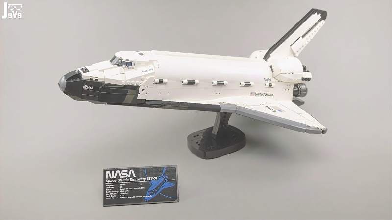 发现者号航天飞机极速搭建~乐高10283科教典藏,科学,科普,好看视频