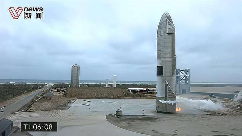 稳稳落地！SpaceX星舰SN15完成第五次高空试飞，首次成功着陆,军事,航空航天,好看视频