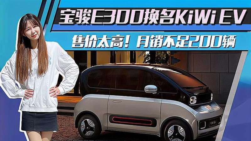 宝骏E300换名KiWi EV 售价太高！月销不足200辆,汽车,车评,好看视频