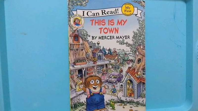 每日英文绘本《this is my town》这是我的小镇 用英文介绍场所,亲子,早教,好看视频